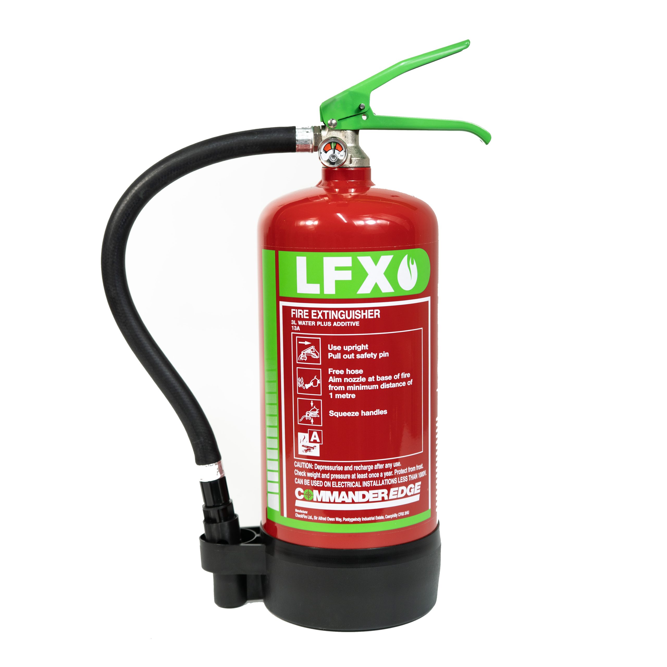 Commander Edge LFX Fire Extinguisher 3L - FMC Fire