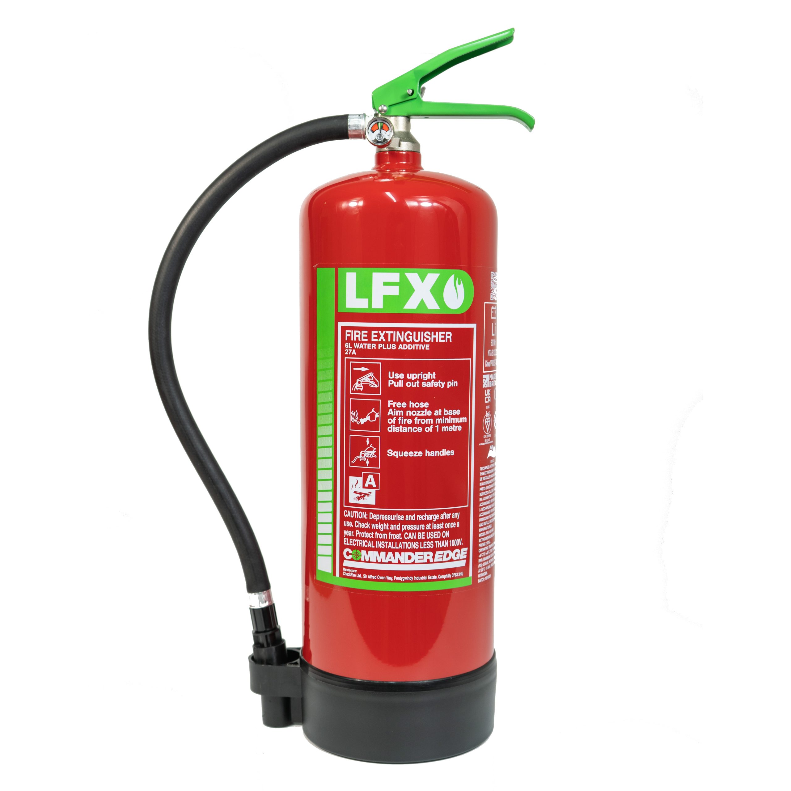 Commander Edge LFX Fire Extinguisher 6L - FMC Fire